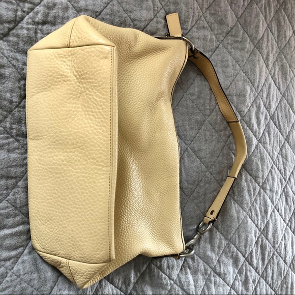 Coach | Bags | Coach Pebbled Leather Hobostyle Bag Sand Color | Poshmark